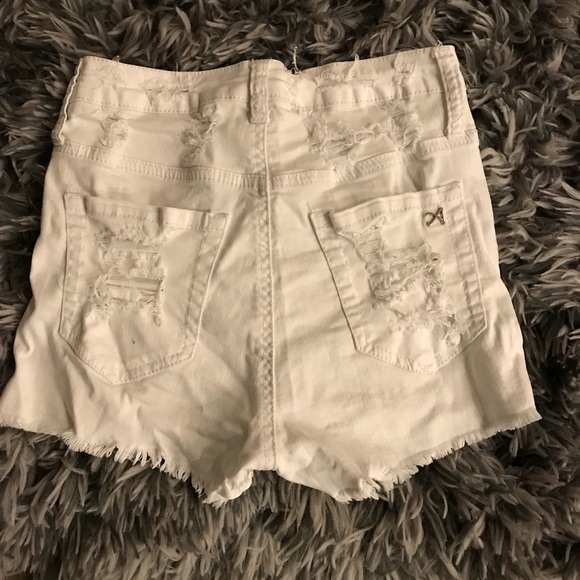 Special A | Shorts | Womens Distressed White Shorts | Poshmark